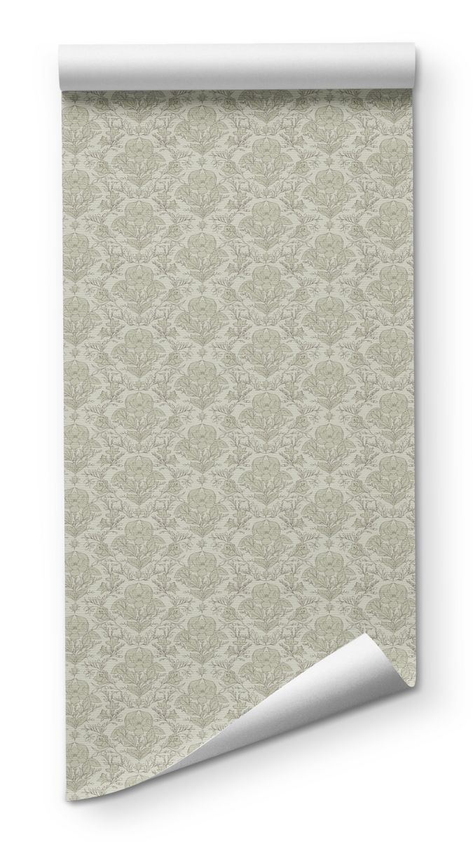 Magnolia in Cream Wallpaper – Trisha Patel