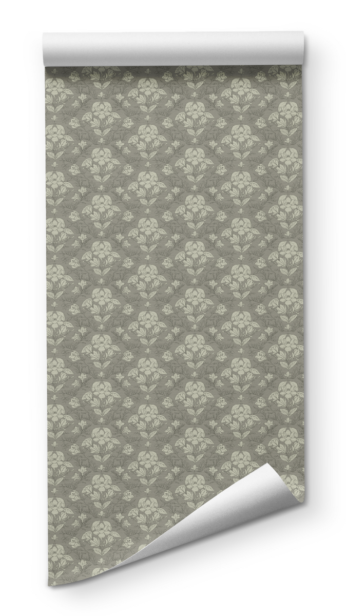 Magnolia in Shittake Wallpaper – Trisha Patel