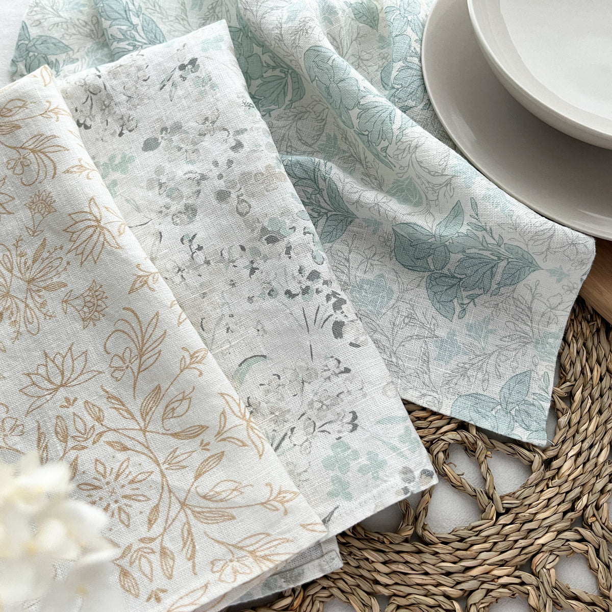 100% Linen Tea Towels – Trisha Patel