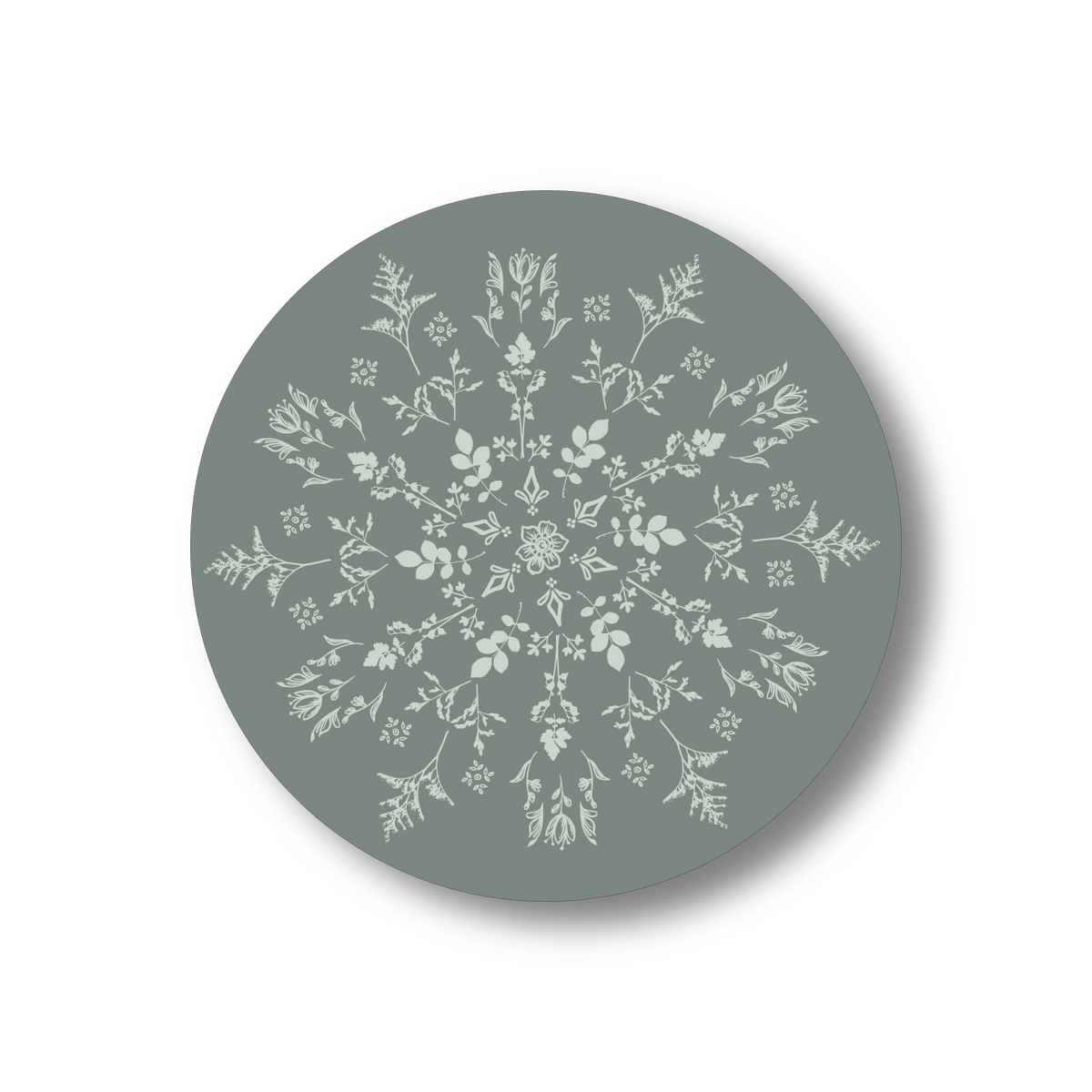 Mandala | Green Sticker – Trisha Patel